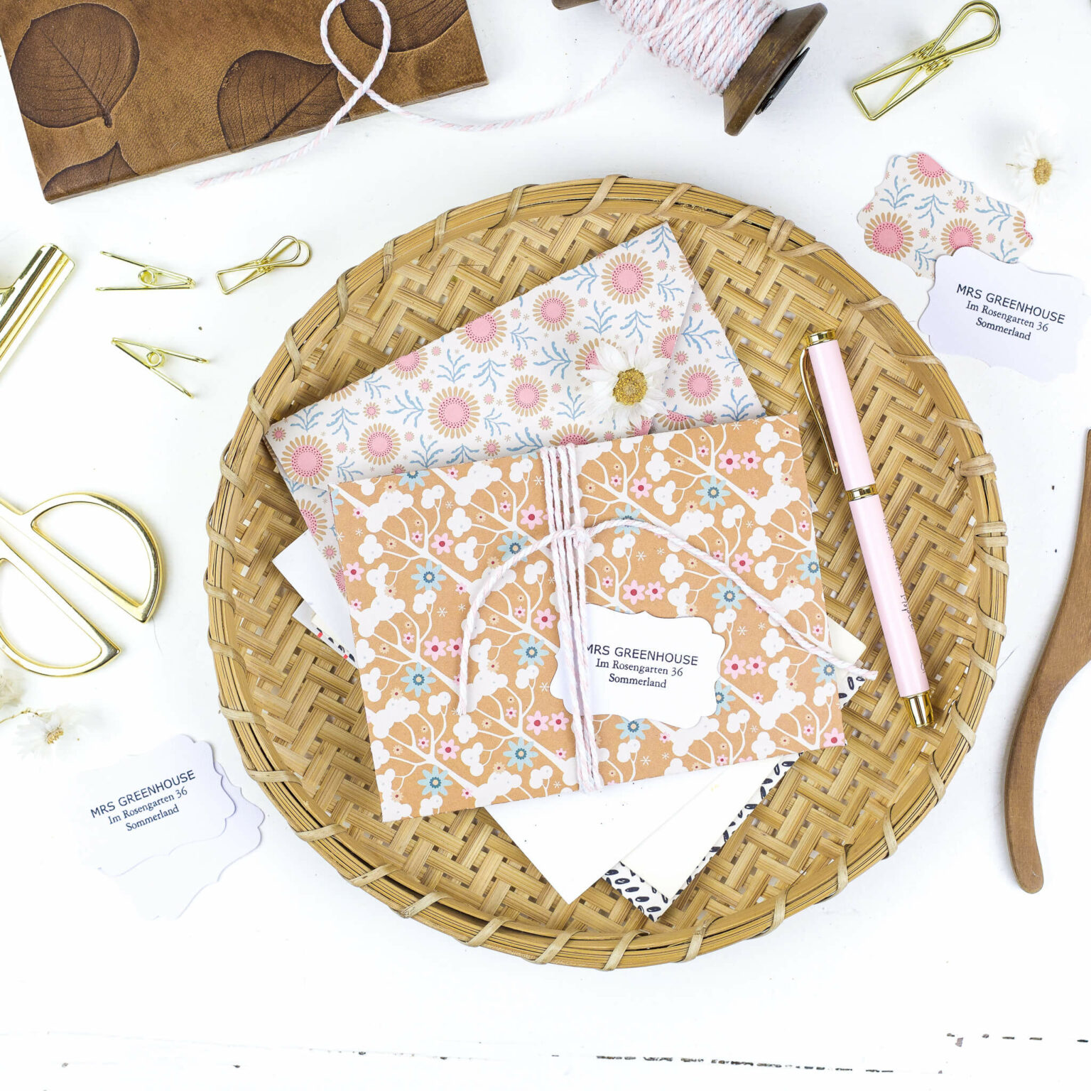 Briefumschläge falten- ganz einfach und individuell selber machen