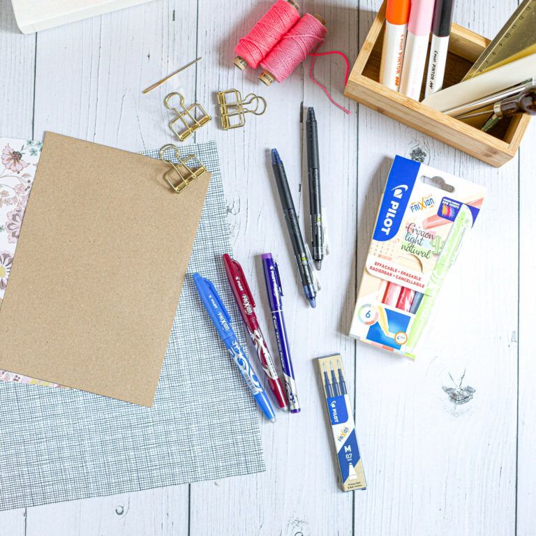 Notizheft in Fadenbindung selber machen mit Anleitung