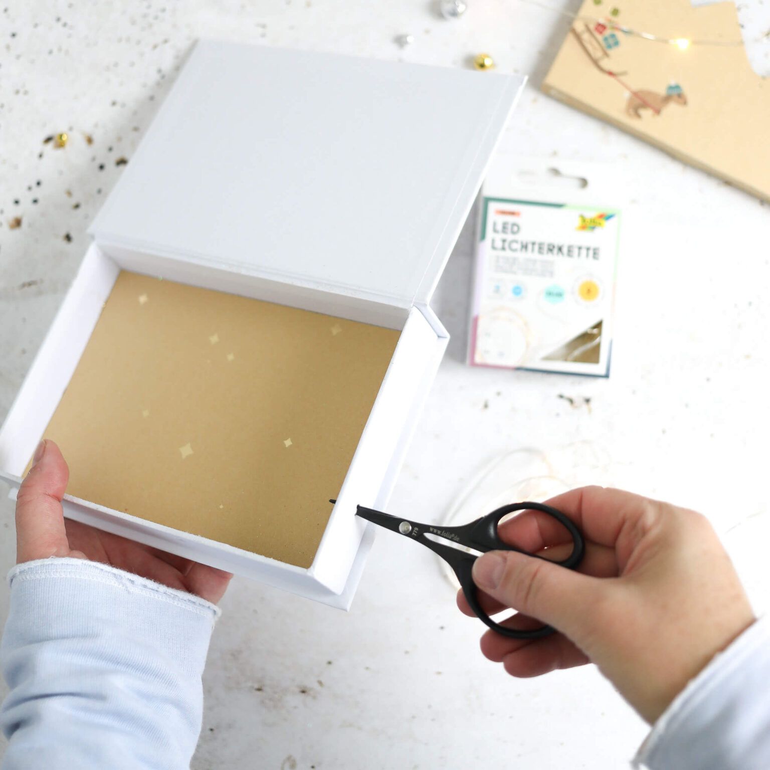 Geldgeschenk zu Weihnachten in der Box